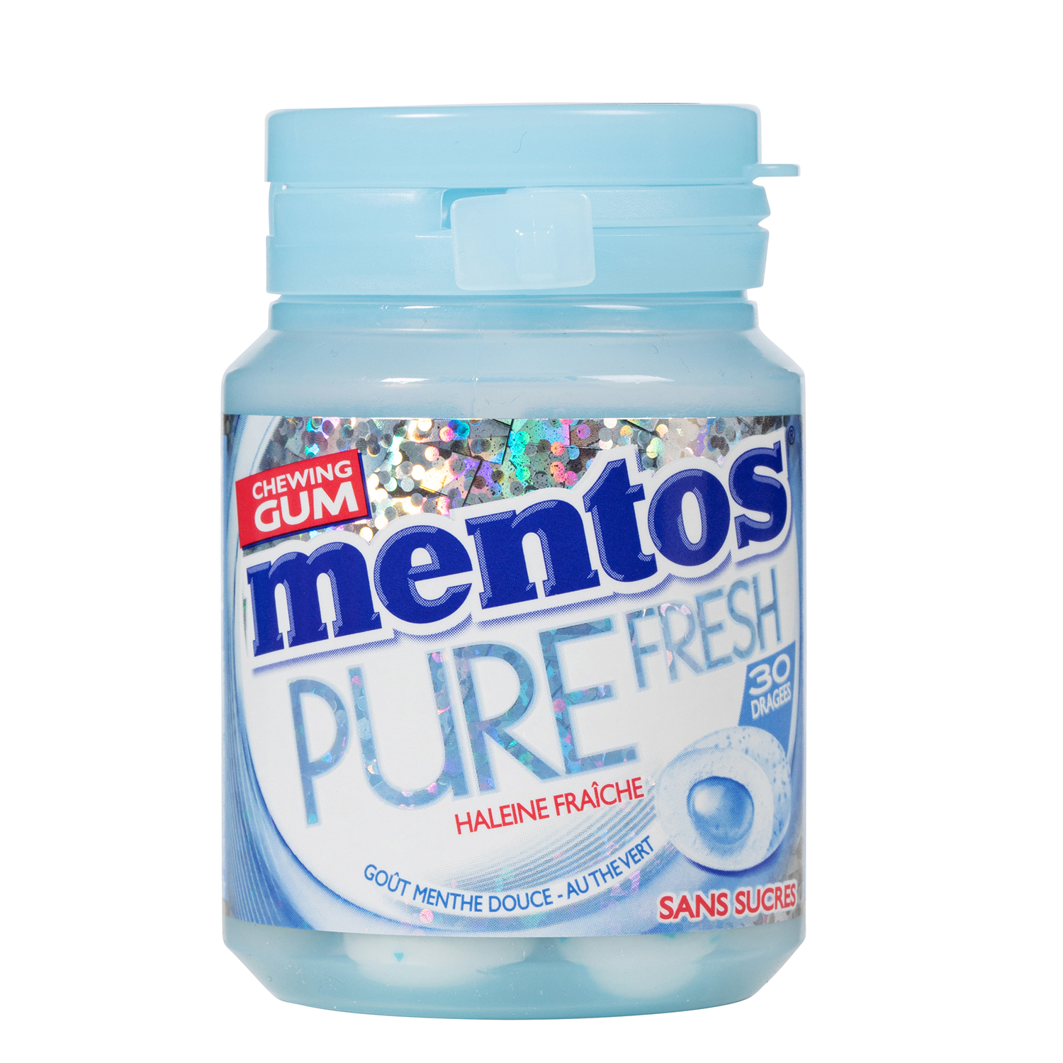 Mayorista Chicle puro sabor menta dulce fresca sin azúcar x30 - MENTOS