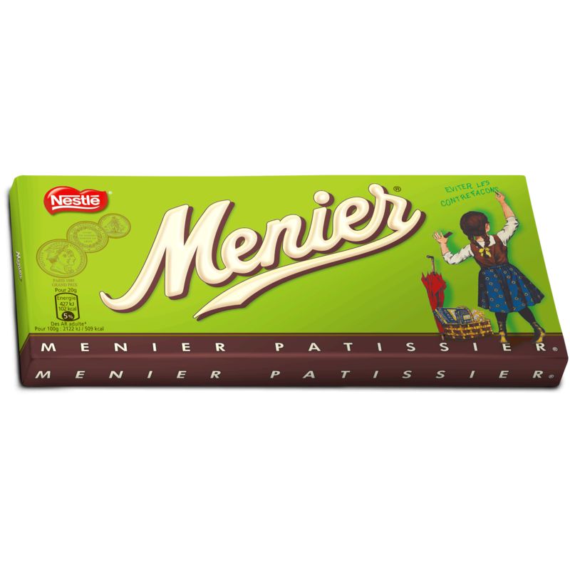 Menier pâtissier chocolate bar 200g - NESTLE wholesaler