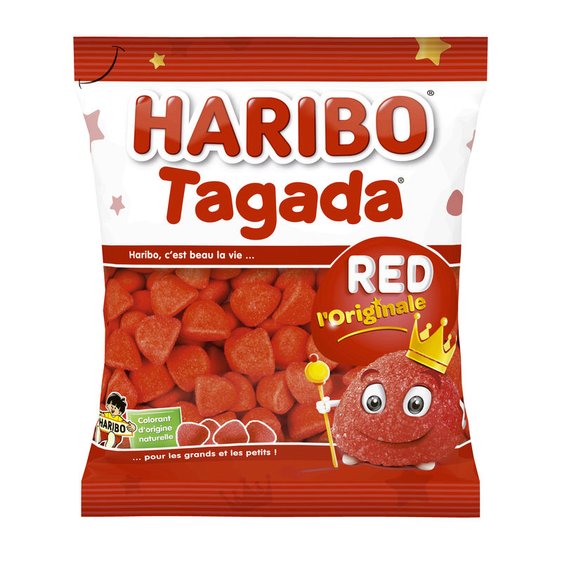 Grossiste Bonbon tagada red 300g - HARIBO