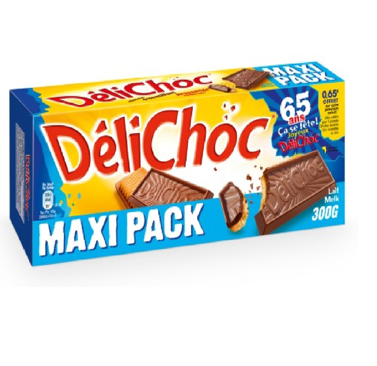 Grossiste Délichoc Chocolat au Lait Max Format 300g - DELACRE