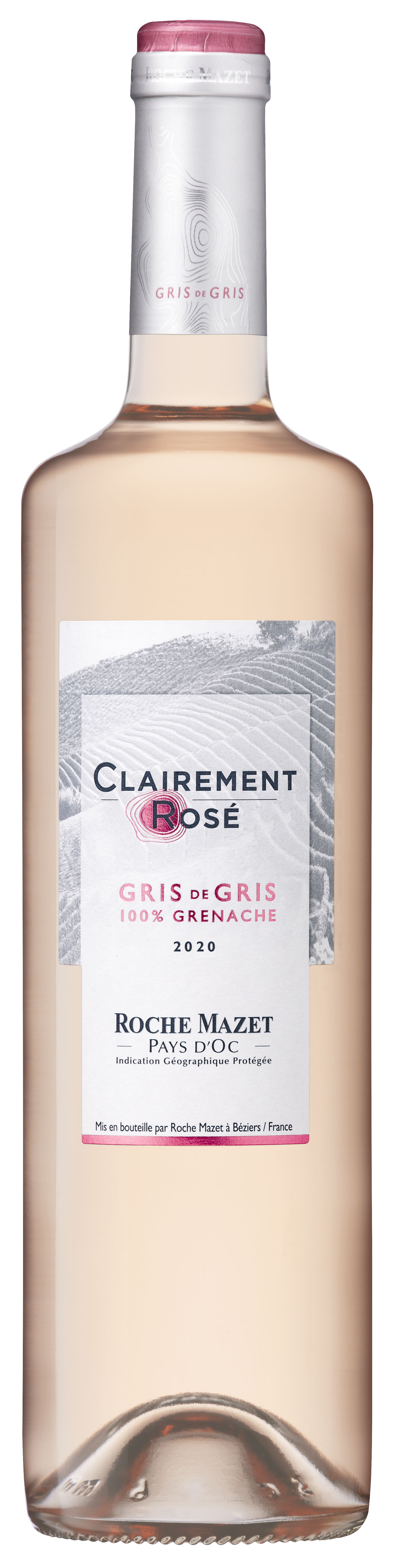 Grossiste Vin Rosé Gris de Gris Clairement Rosé 100% Grenache 2020 12,5 ...