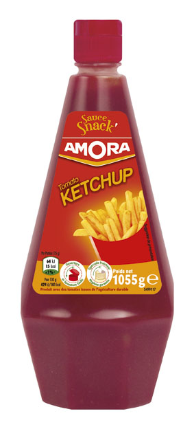 Grossiste Amora Sauce Snack' Tomato Ketchup 1l