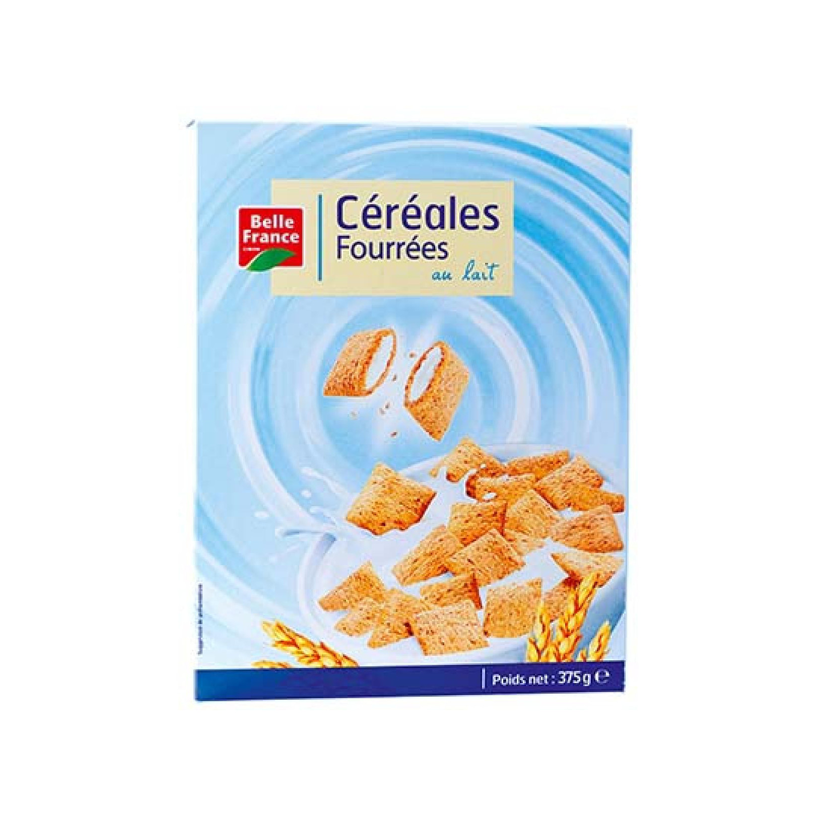 Grossiste Céréales Fourrées Au Lait 375g - BELLE FRANCE