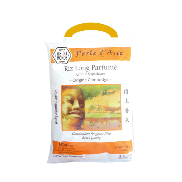 Grossiste Riz Parfumé Cambodge Perle D’asie 5kg - RIZ DU MONDE