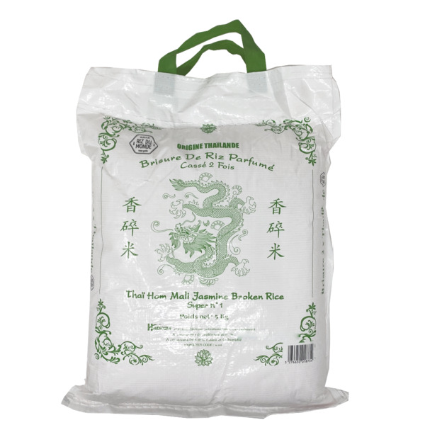 Grossiste Brisure De Riz Parfumé Thaï Super N°1 Cassé 2 Fois 5kg - RIZ ...