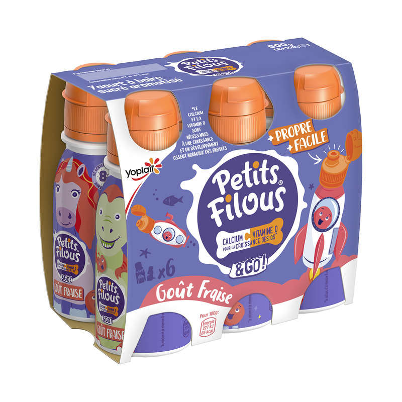 Children's Drinkable Yogurt Petit-suisse Strawberry Flavored Petits ...