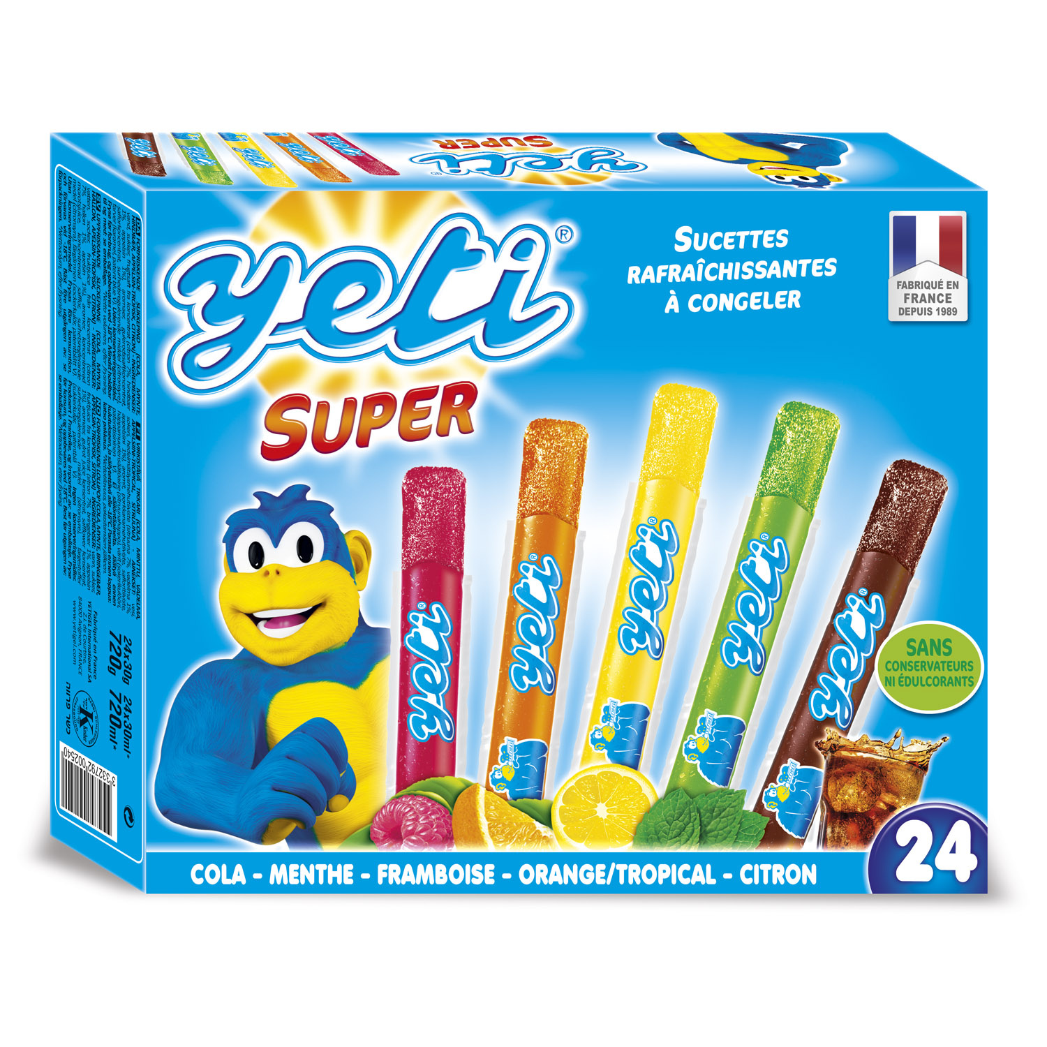 Mayorista Piruleta refrescante super multipack x24 - YETI
