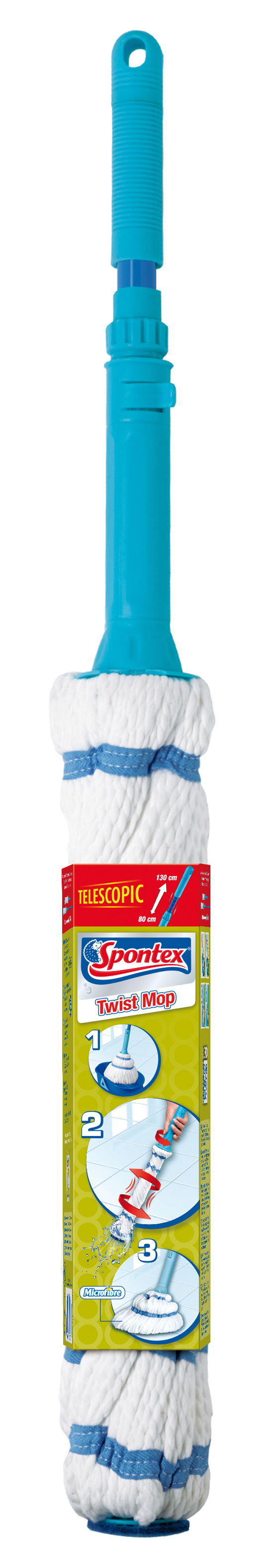 Atacadista de Balai Twist Mop telescópico