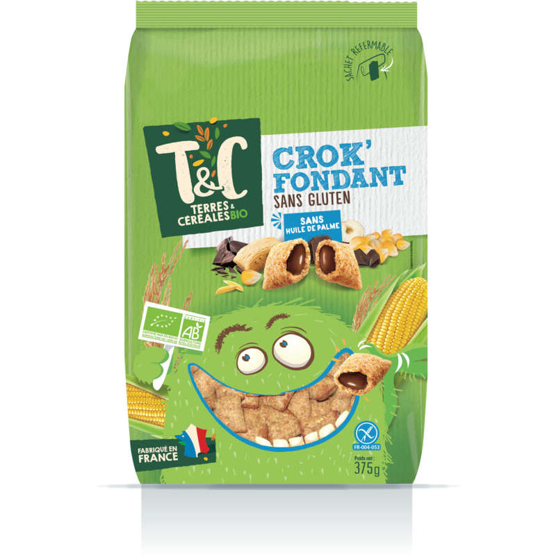 Grossiste Crok'fondant sans gluten Bio 375 g - TERRES ET CÉRÉALES