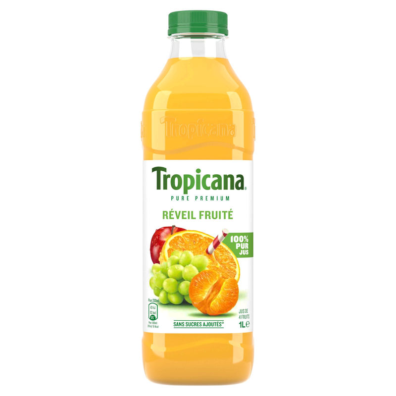 Grossiste Pur jus de fruits/Réveil Fruité 1L - TROPICANA