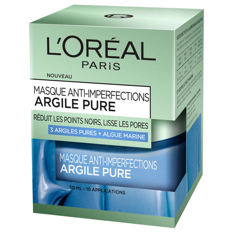Mayorista Mascarilla anti-imperfecciones de arcilla pura 50ml - L'OREAL