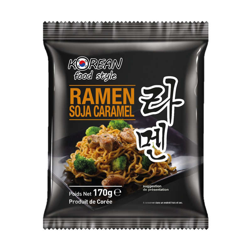 Grossiste Nouilles Ramen Sachet Soja Caramel Nl/fr 170g - T&T FOODS