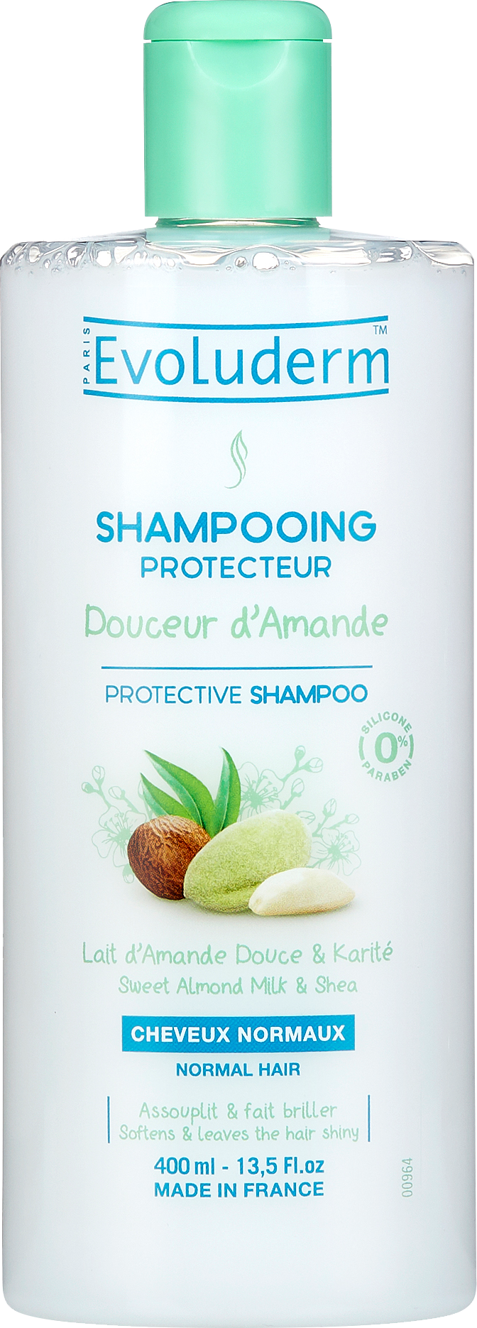 Grossiste Shampoing Protecteur Douceur D'amande 400ml - Evoluderm