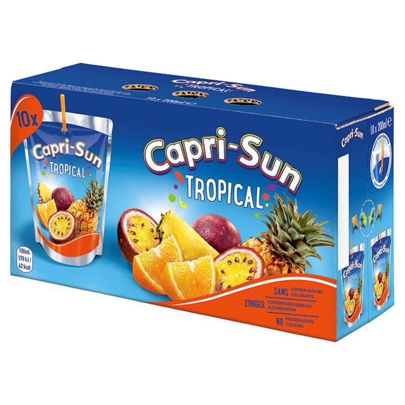 Grossiste Boisson aux fruits Tropical 10x20cl - CAPRI-SUN