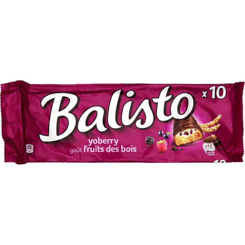 Forest fruit chocolate bars X10 185g - BALISTO wholesaler