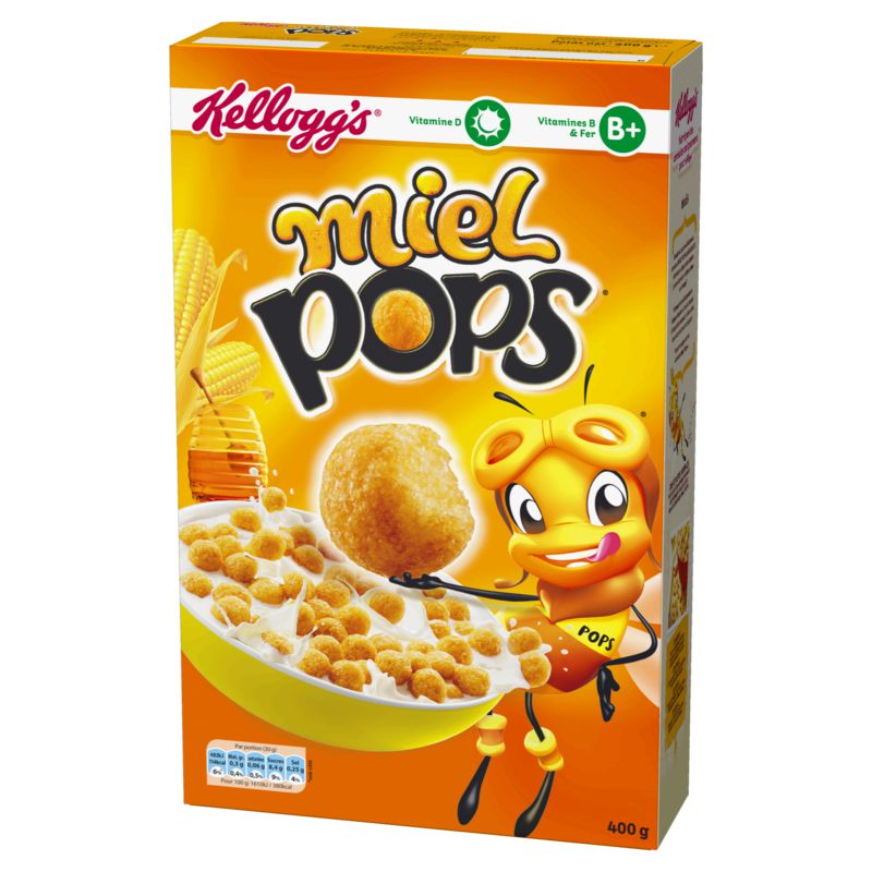 Grossiste Céréales miel pop's 400g - KELLOGG'S