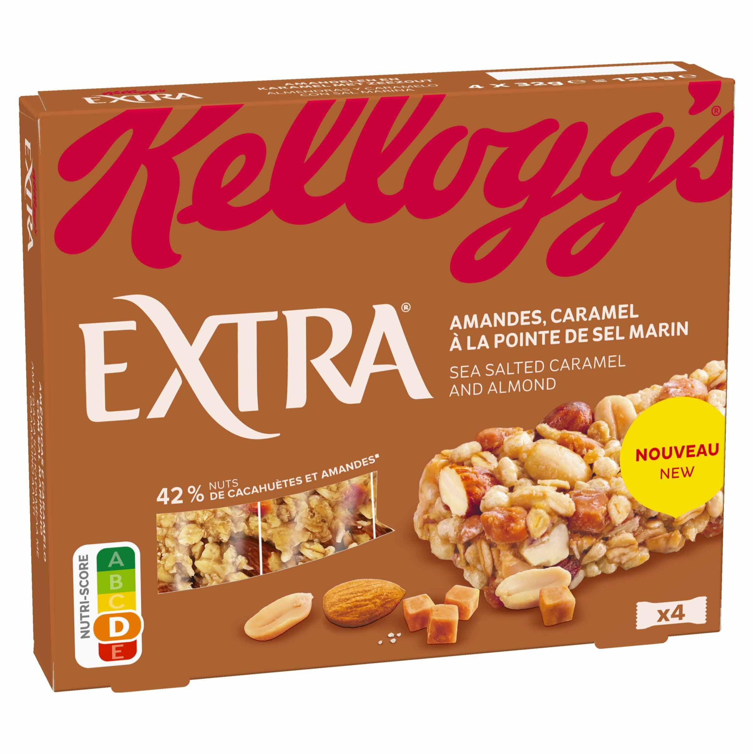 Grossiste Barre Extra Cereale 4x32g - KELLOGG'S