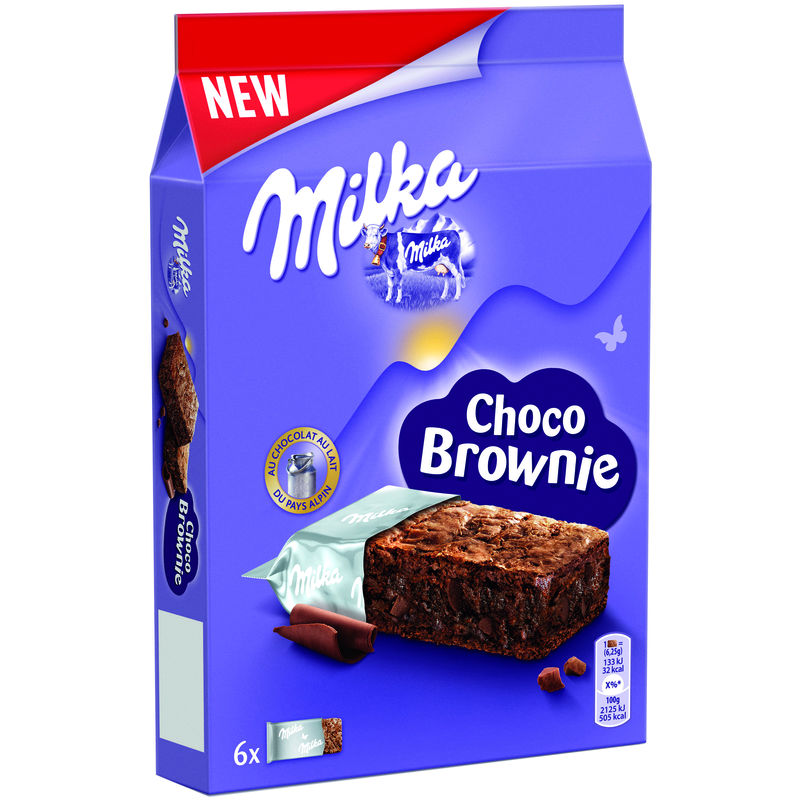 Brownie Chocolat x6 180g - MILKA wholesaler