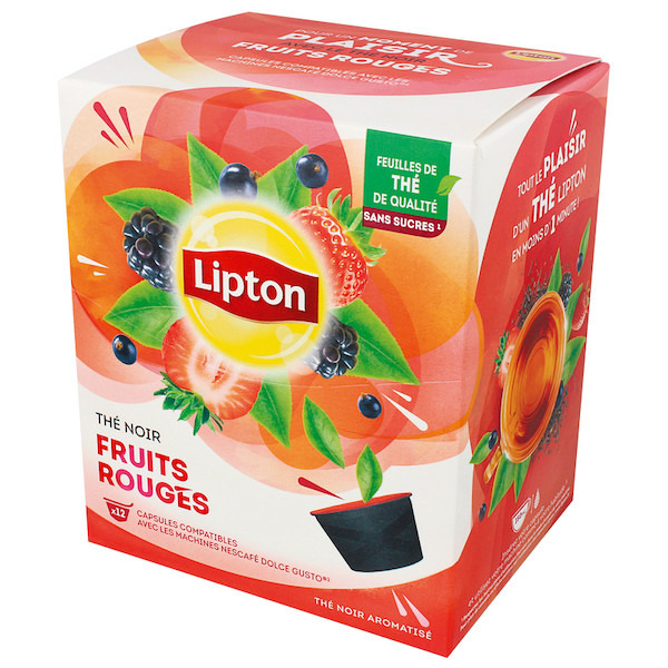 Thé noir fruits rouges x12 33g - LIPTON 批发商
