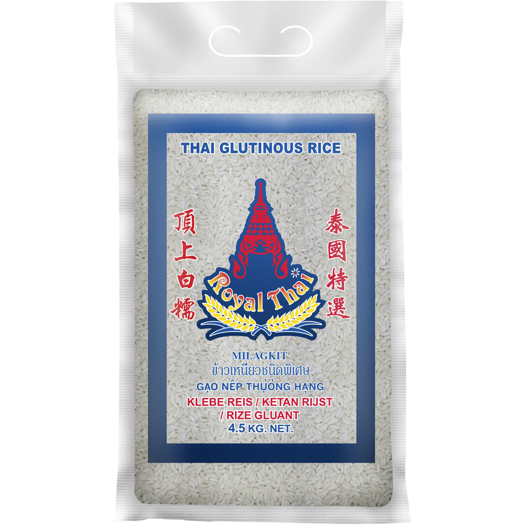 Grossiste Riz Gluant 4 X 4,5 Kg - ROYAL THAI RICE