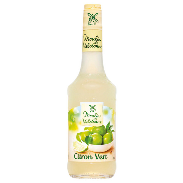 Grossiste Sirop de citron vert 70cl - MOULIN DE VALDONNE