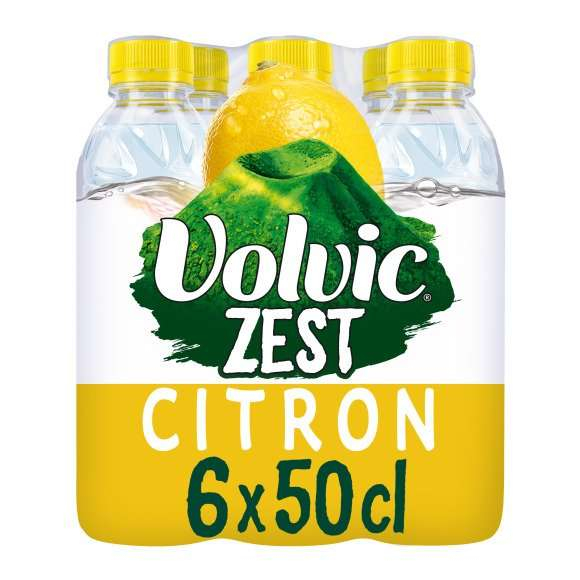 Grossiste Eau aromatissée au zest citron 6x50cl - VOLVIC