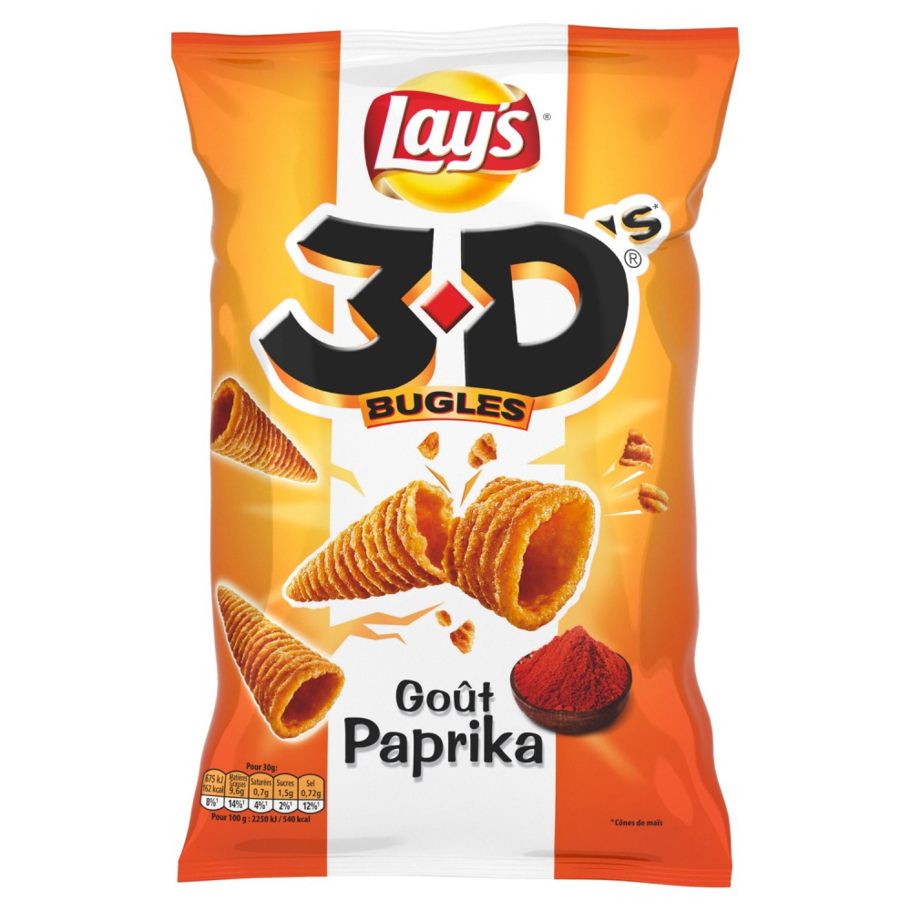 Grossiste Chips 3D's paprika, 85g - LAY'S